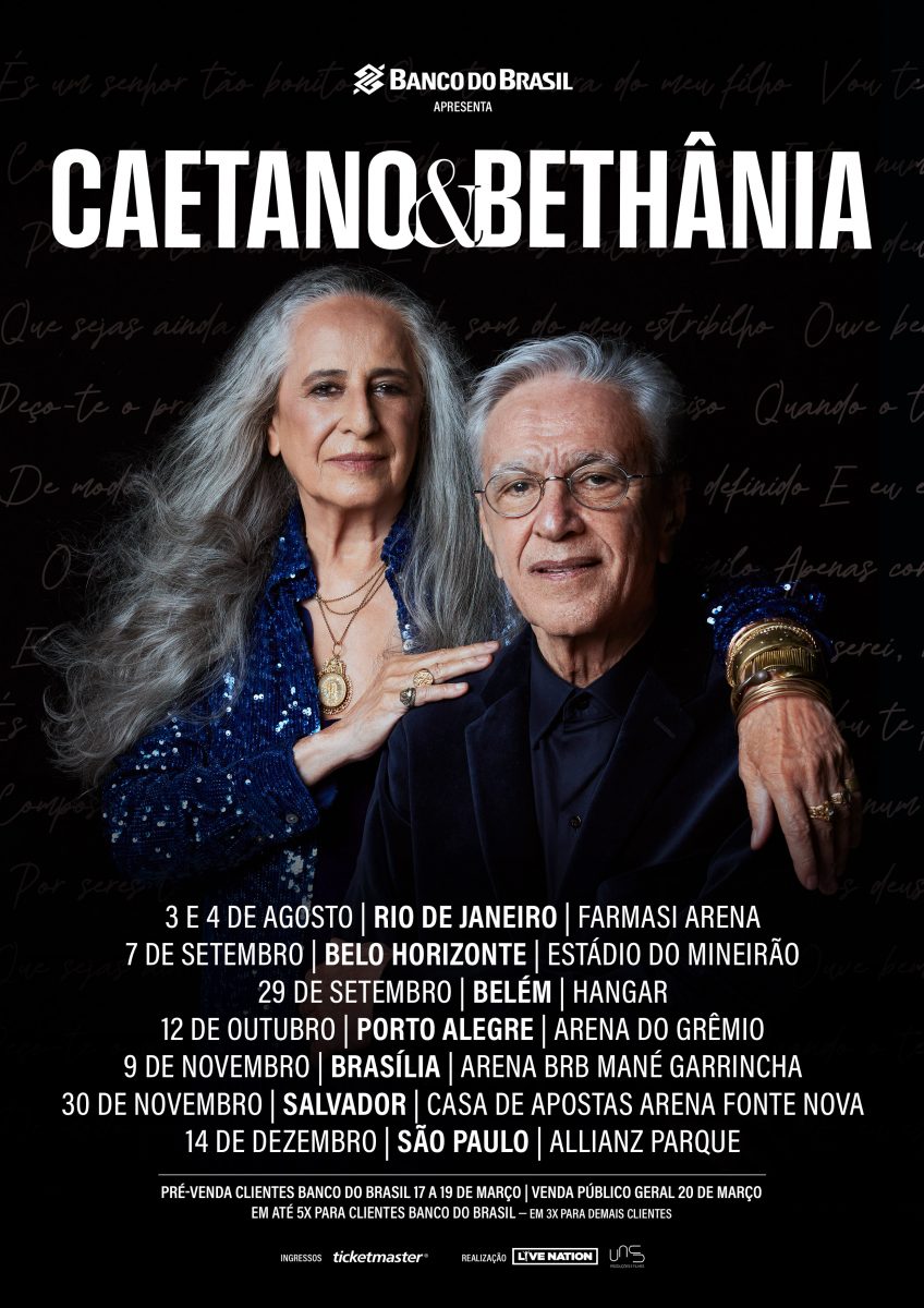 Caetano&Bethânia: Turnê mais esperada do ano em oito grandes ...